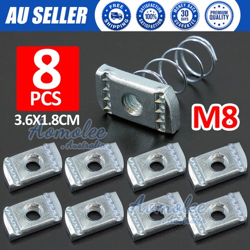 8PCS M8 Slot Channel Nut suits For Rhino Pioneer Platform Roof Rack | eBay