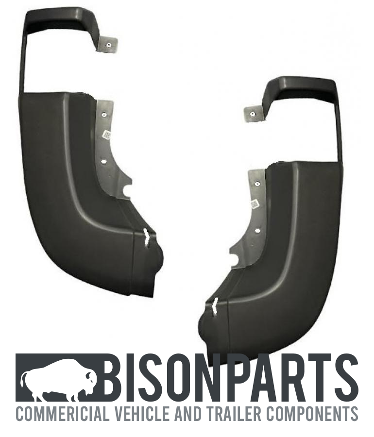 GREY REAR BUMPER CORNERS PAIR LH / RH FITS FORD TRANSIT MK8 (2014 ...