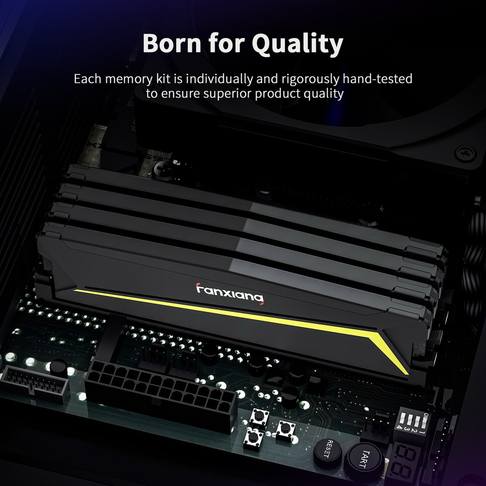 Fanxiang 32GB (2x16GB) 3200MHz DDR4 RAM UDIMM Desktop PC Memory Stick w ...
