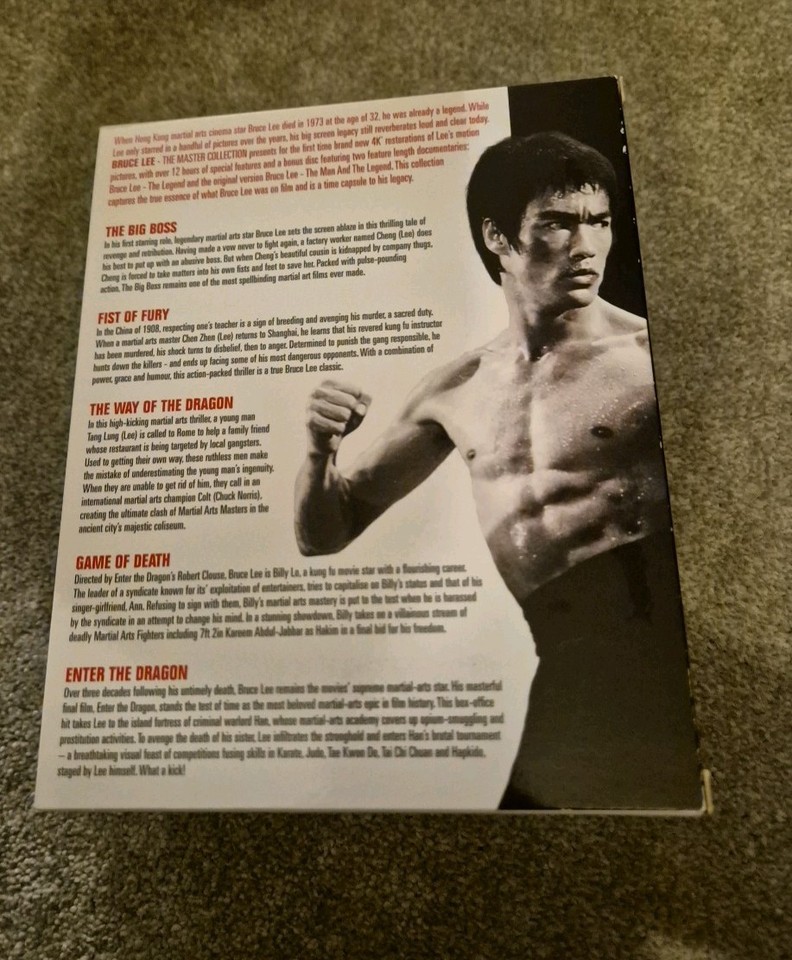 Bruce Lee The Master Collection Blu Ray Boxset Medium Rare | eBay UK