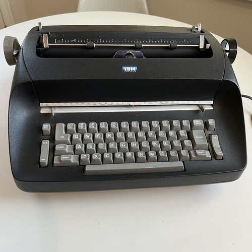 VTG IBM Selectric Original Model 71 72 Golfball Typewriter Black CLEAN ...