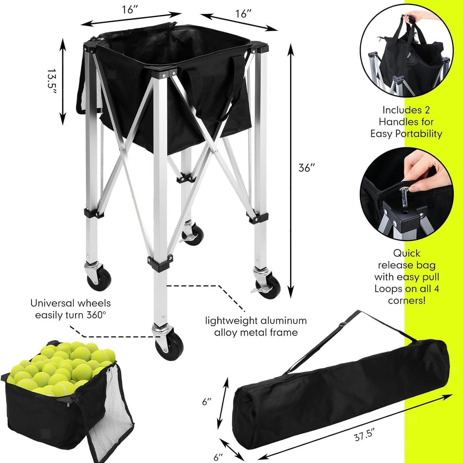 Tennis Ball Basket Cart Teaching Carts for Schools Sports Clubs | eBay ...