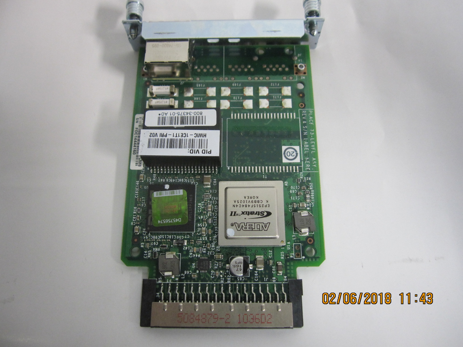 Cisco HWIC-1CE1T1-PRI= High-Speed WAN Interface Card Channelized T1/E1 ...