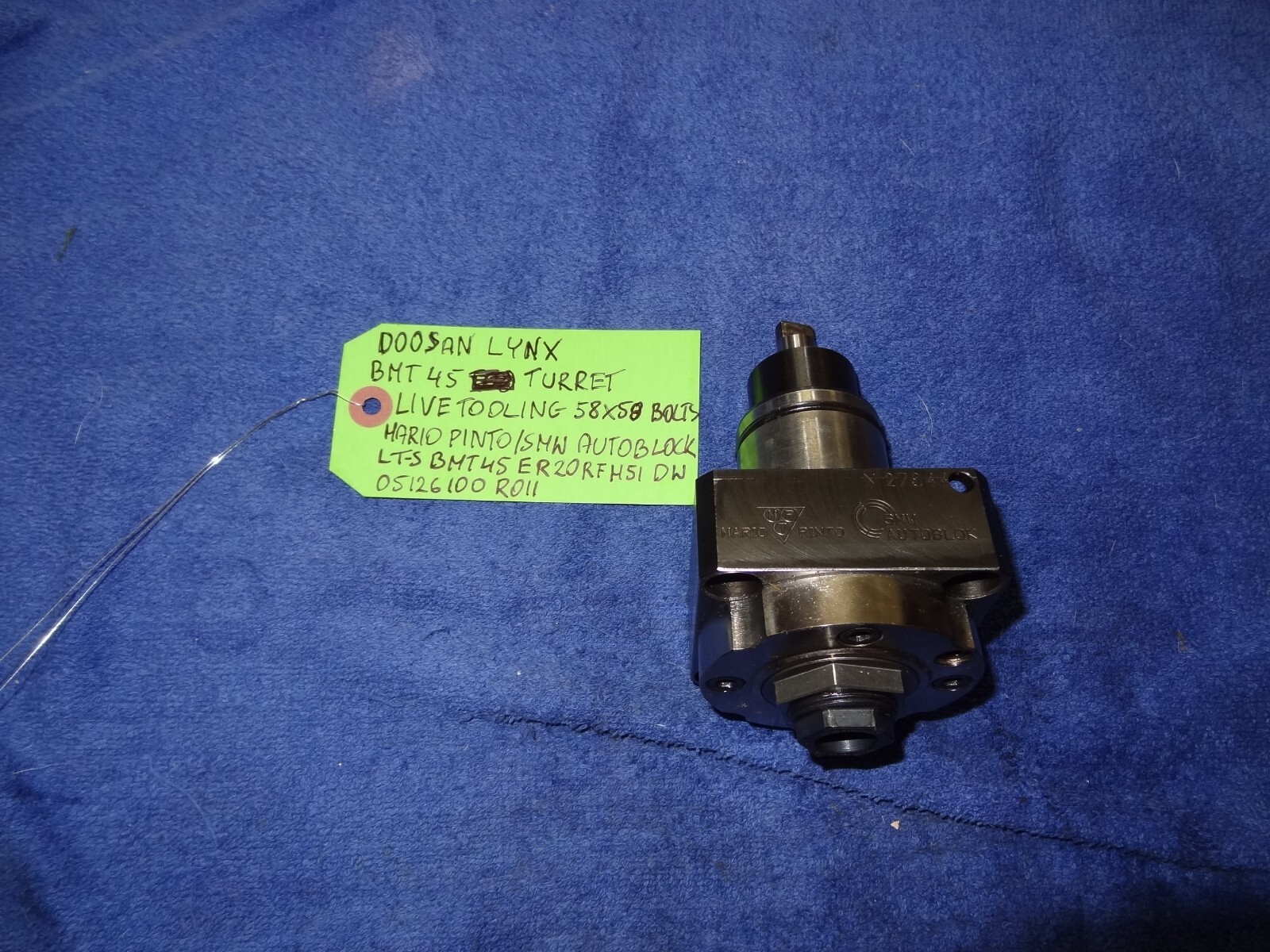 DOOSAN LYNX BMT45 TURRET LIVE TOOLING MARIO PINTO/SMW AUTOBLOCK | eBay