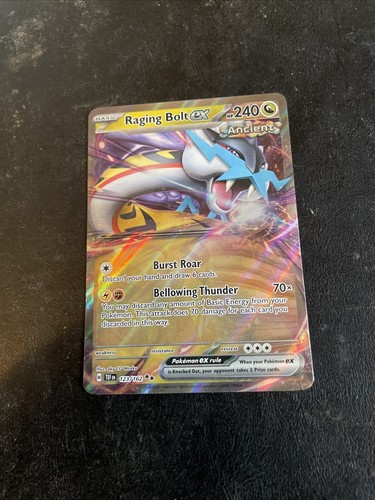 Pokémon TCG Raging Bolt ex 123/162 Temporal Forces Double Rare | eBay