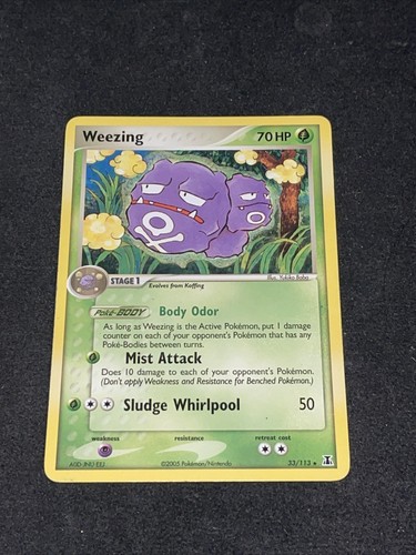 Weezing 33/113 Ex Delta Species Pokemon Card | eBay