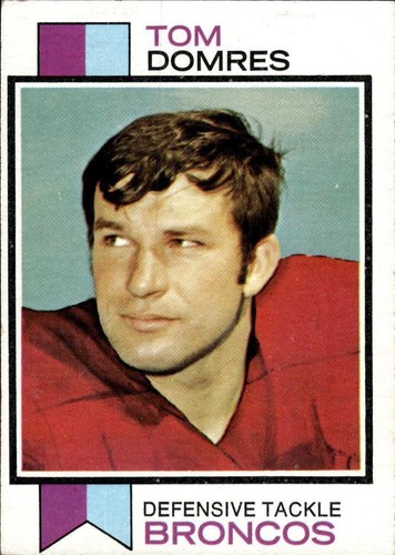 TOM DOMRES 1973 Topps Football #386 BUY ANY 2 ITEMS FOR 50% OFF ...