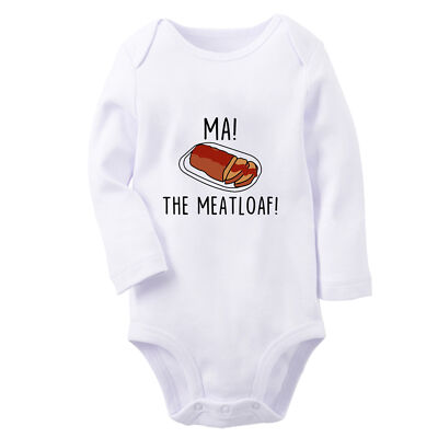 Ma! The Meatloaf Funny Romper Baby Bodysuits Newborn Jumpsuits Kids ...
