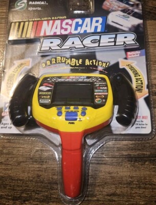 Vintage Radica Nascar Racer Virtual Hand Held Racing New Rumble Action ...