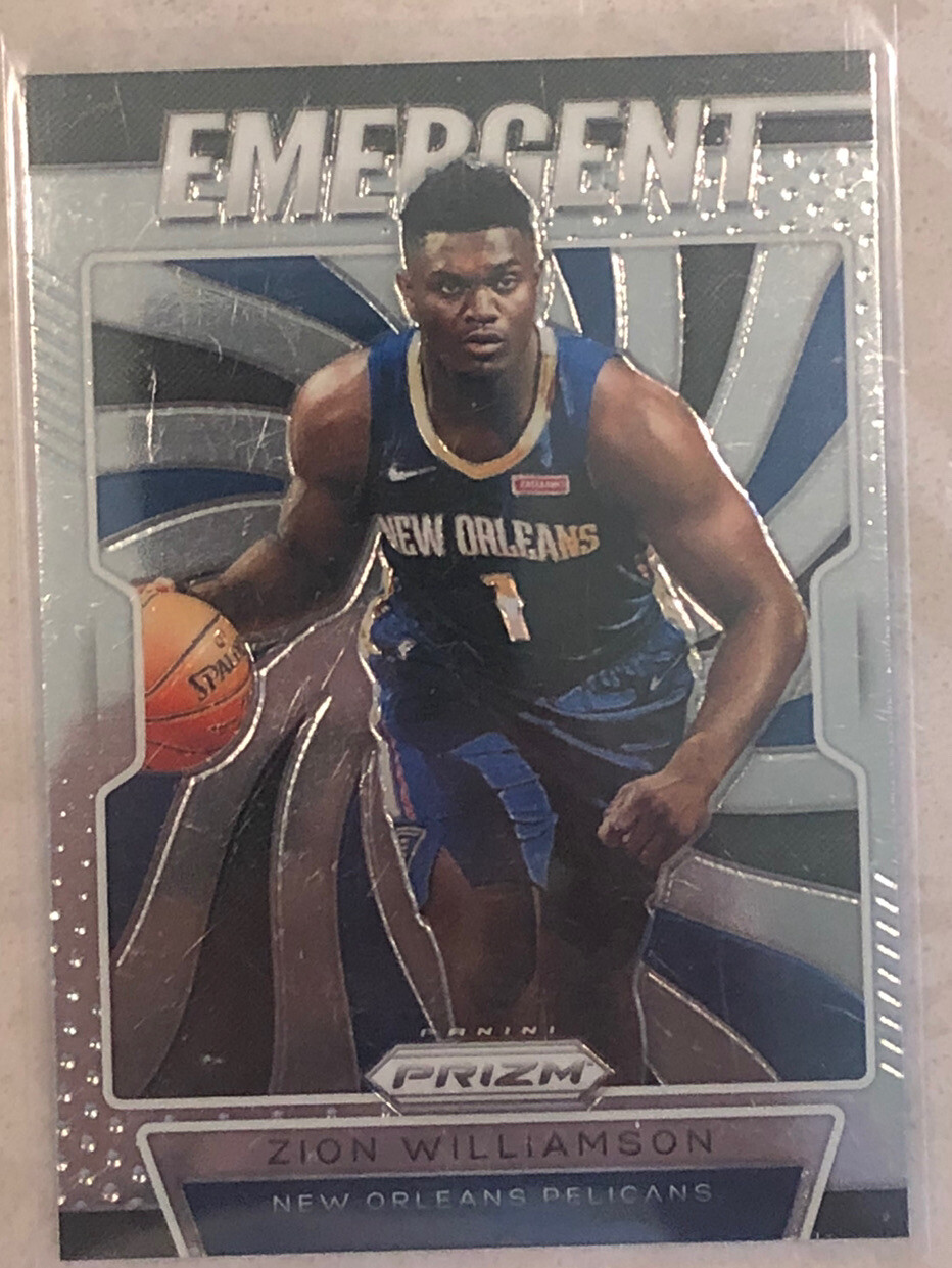 2019-20 Panini Prizm - Emergent Zion Williamson #7 Silver Prizm (RC ...