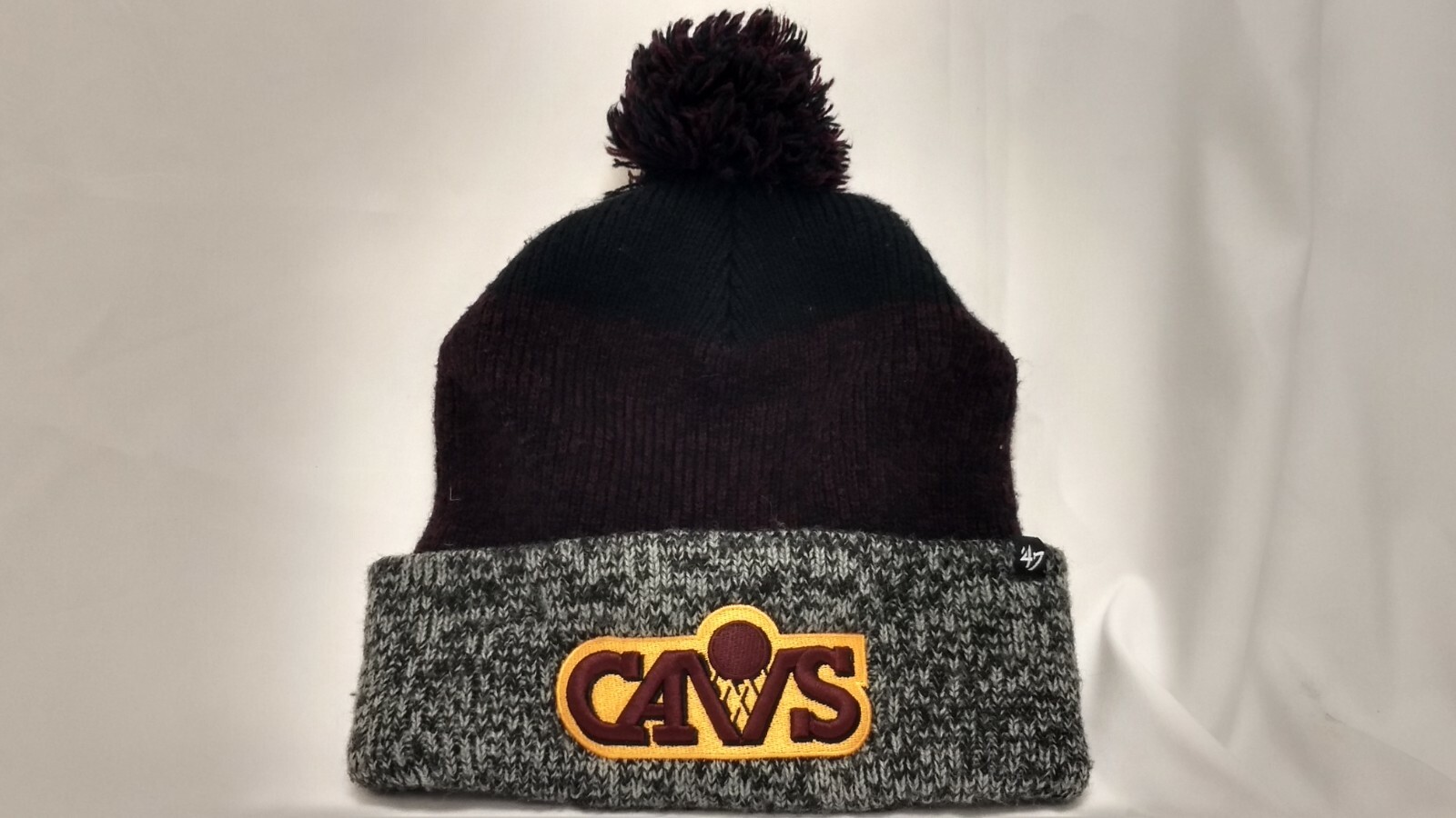 New Era NBA NE16 Sport Knit Fleece Cleveland Cavaliers Cuff Pom Pom ...
