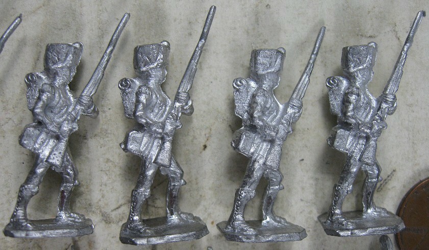 14 Vintage Cast Lead Soldier Stadden Napoleonic Wars 30mm Unpainted | eBay