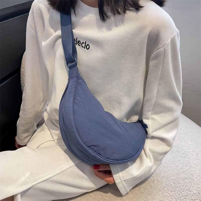 Crescent Bag for Women Men Small Sling Crossbody Bag with Half Moon ...