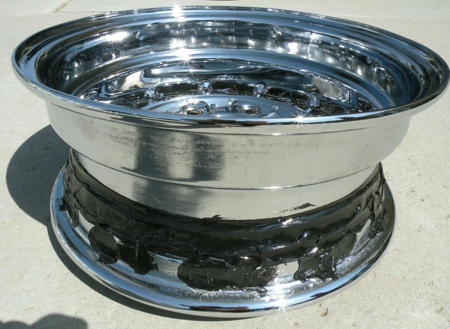 1 KELSEY HAYES WIRE WHEEL RIM 14 INCH 5.5 14X5.5 THUNDERBIRD OEM 1955 ...