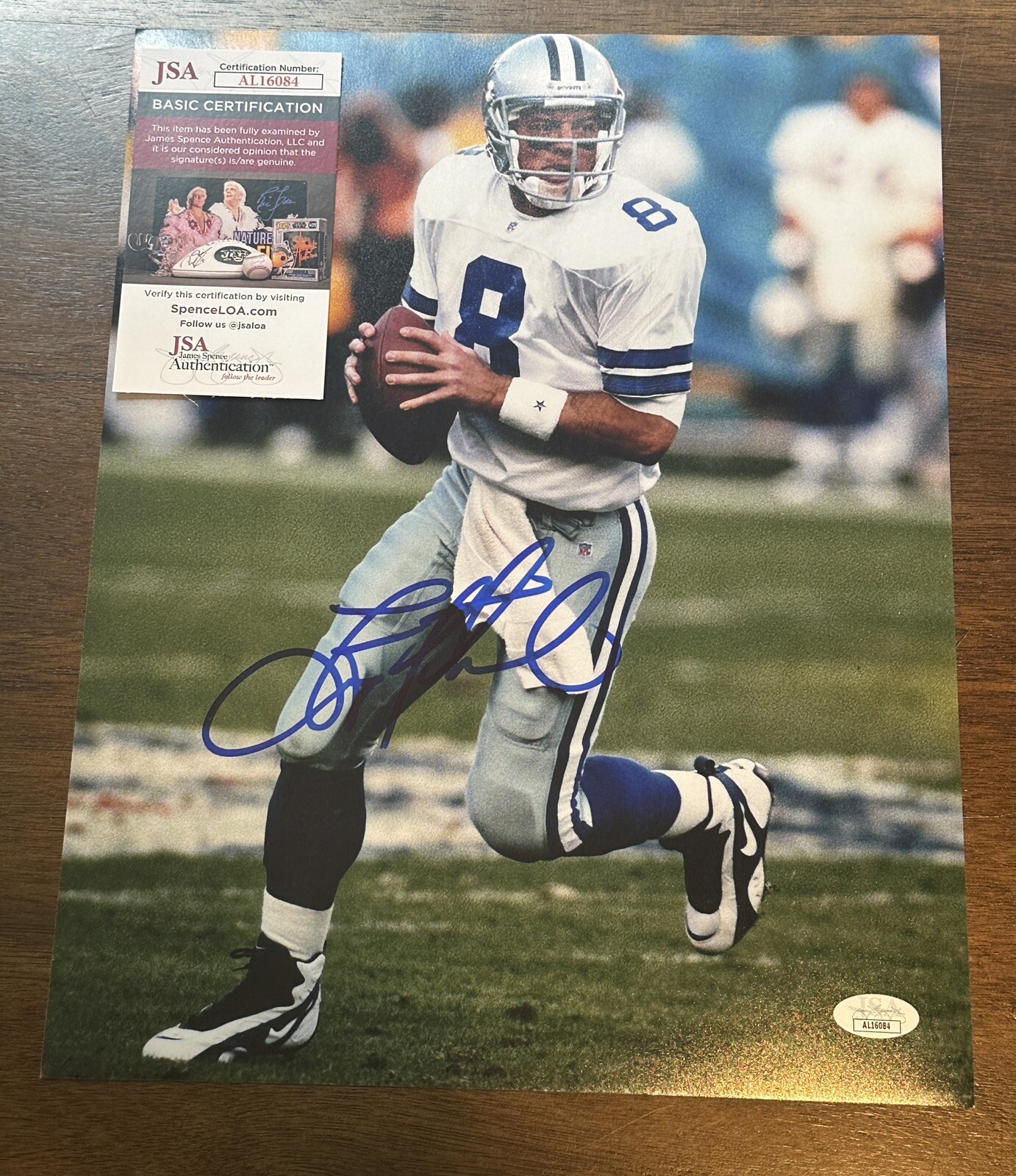 Troy Aikman Autographed Memorabilia | Signed Photo, Jersey ...