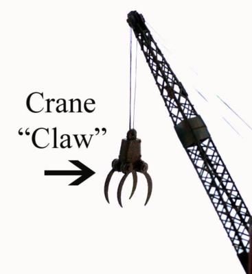 CLAW Crane Claw for detailing Logging or Material Handling operations O ...