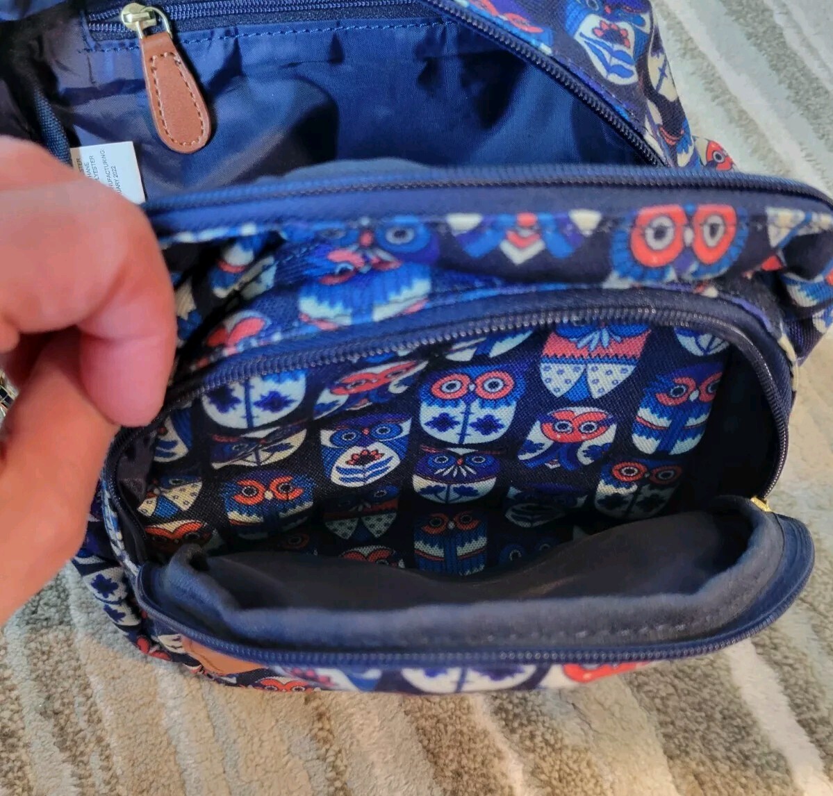 Chumbak Girls Small Owls Backpack Purse Very Cute Zippered & With Carry ...