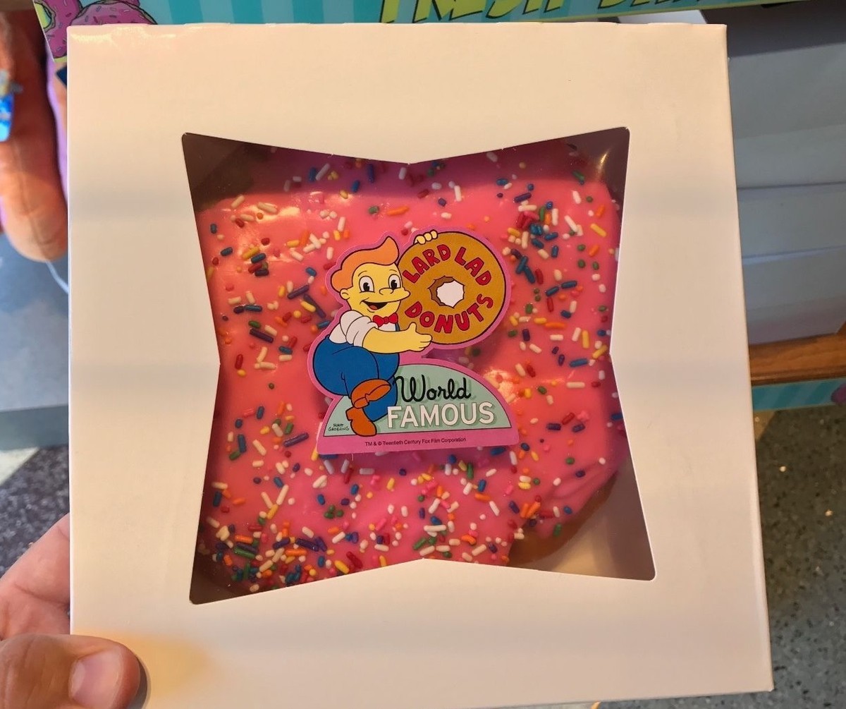 Simpsons Donut Universal Studios LARD LAD DONUTS, Orlando Restaurant