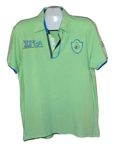 Xios Green Blue Trim Men's Cotton Polo Shirt Size 2XL NEW | eBay