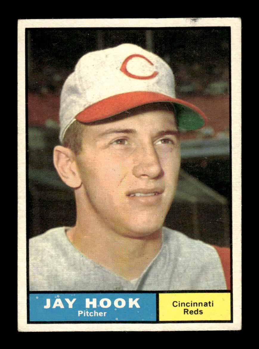 1961 Topps Baseball #162 Jay Hook VGEX Cincinnati Reds | eBay