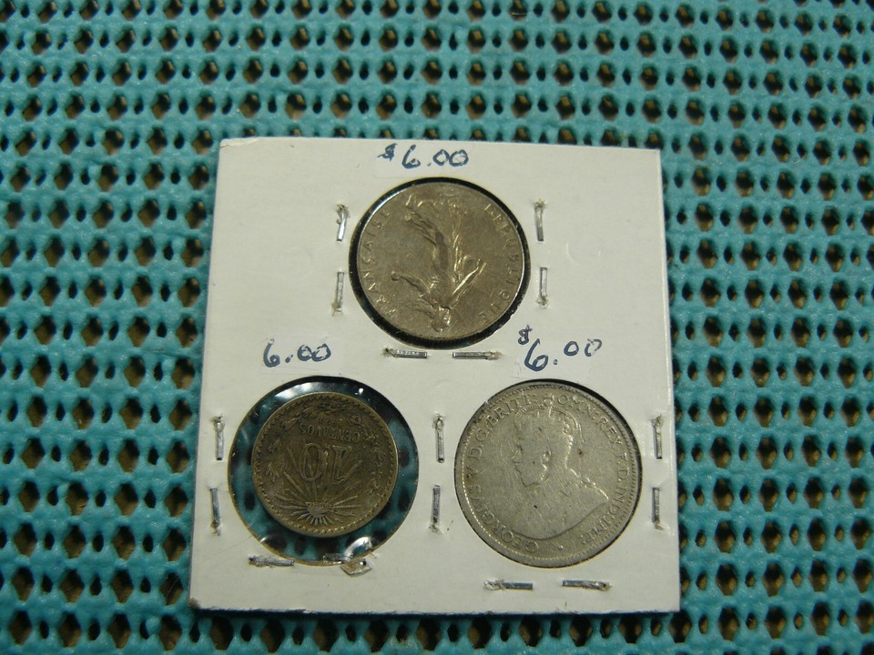 (3) Silver World Coins (Lot# 3755) | eBay