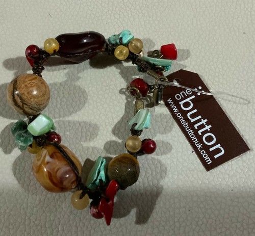 One Button Jewellery Bracelet Code B1199wb | eBay UK