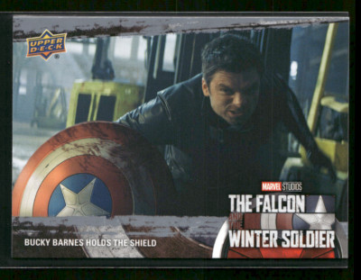 2022 Upper Deck Marvel Falcon & Winter Soldier #60 Bucky Barnes Shield ...