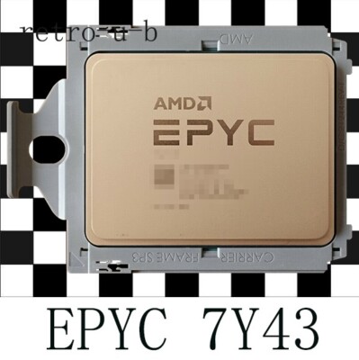 AMD EPYC Milan 7Y43 2.55GHz 48Core 96Threads 280W SP3 CPU Processors EPYC 7Y43 | eBay