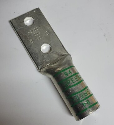 Compression Lug T&B 1100/24 Green Die 94 Copper Terminal 600 KCMIL 2 ...