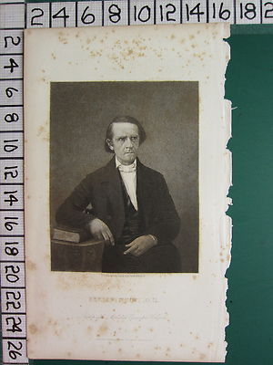 C1850 Antico Stampa ~ Reverendo Levi Scott | eBay