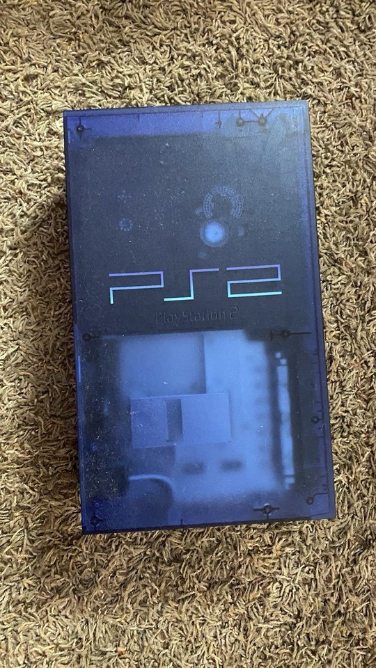 PlayStation2 PS2 Ocean Blue Console Clear Blue SCPH-37000 NTSC-J Japan ...