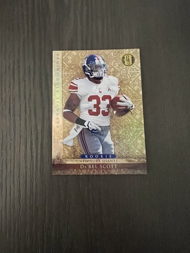 2011 Panini Gold Standard #175 DA'REL SCOTT Giants Football Card ROOKIE ...