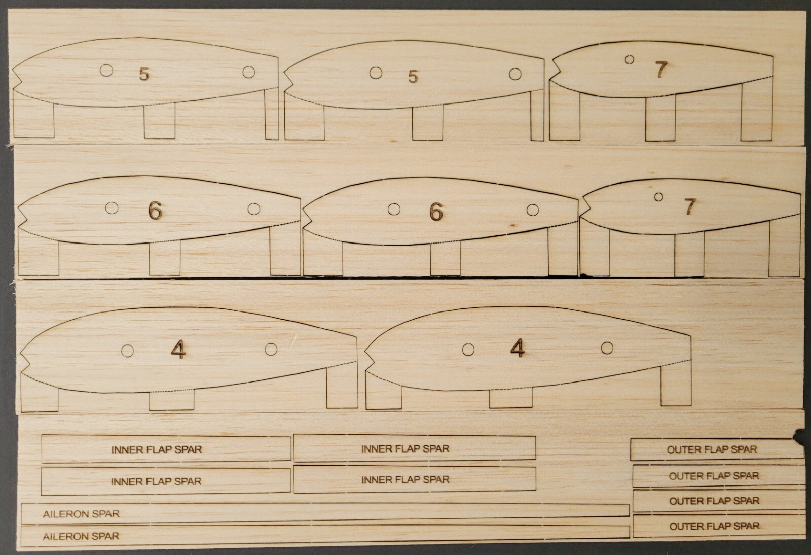 Horten HO IX GO 229 55" WS RC Airplane Laser Cut Balsa Ply Short Kit ...