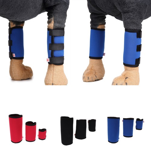 2Pcs Leg Dog Hock Protector Dog Injury Knee Pads Feet Cover | eBay UK