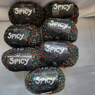 7Sk- Spicy #12-301 Milan Tricot 56/30/14 Wool/Polymide/Viscose 50g ...