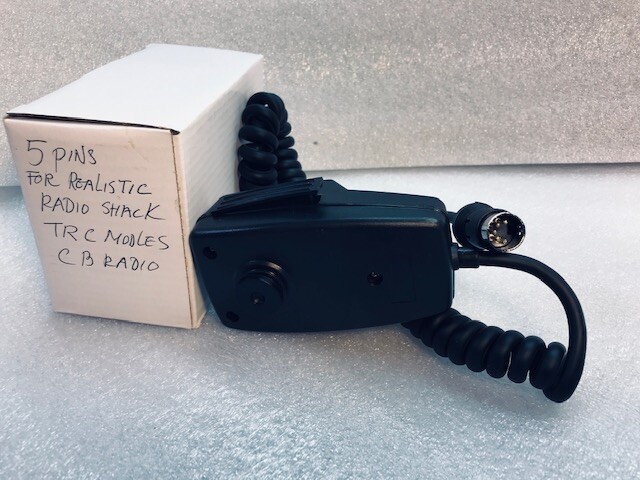 RADIO SHACK/REALISTIC 5 PIN DIN REPLACEMENT CB MIC MICROPHONE TRC FAST ...