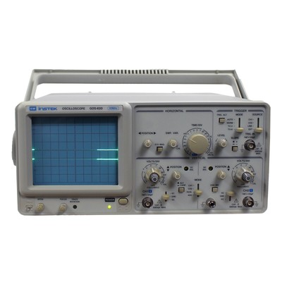 GW Instek GOS-620 Analog Oscilloscope with 2 channel 20MHz Bandwidth ...