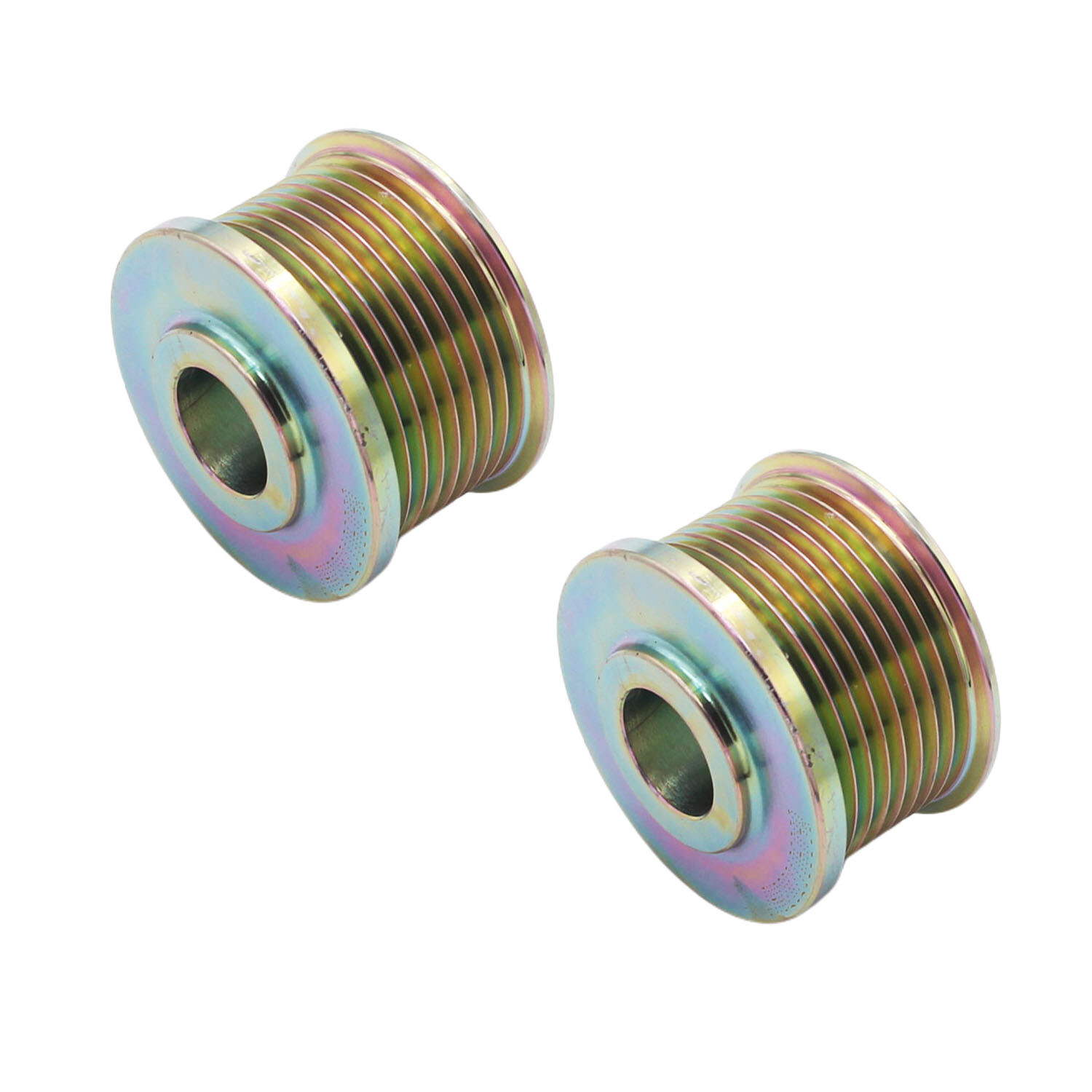 2x Solid 8 Groove Pulley 3918275 3910925 for Cummins 6CT 8.3C ISC QSC ...