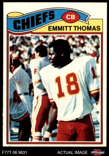 1977 Topps #129 Emmitt Thomas Chiefs HOF Bishop 5 - EX | eBay