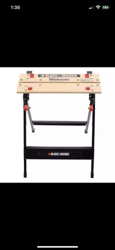 Workmate 125 30 in. Lightweight Folding Portable Workbench 350-pound ...
