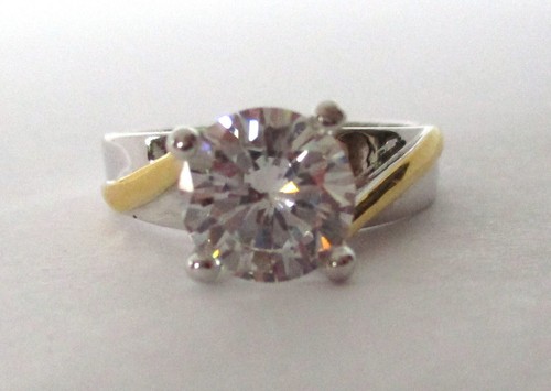 Vintage Crystal Rhinestone Ring RSC Size 7 | eBay