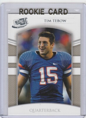 TIM TEBOW Florida Gators 2010 NCAA College Football ROOKIE CARD Broncos ...