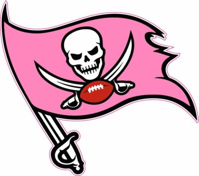 Tampa Bay Buccaneers Breast Cancer Mini Football Helmet Decals | eBay