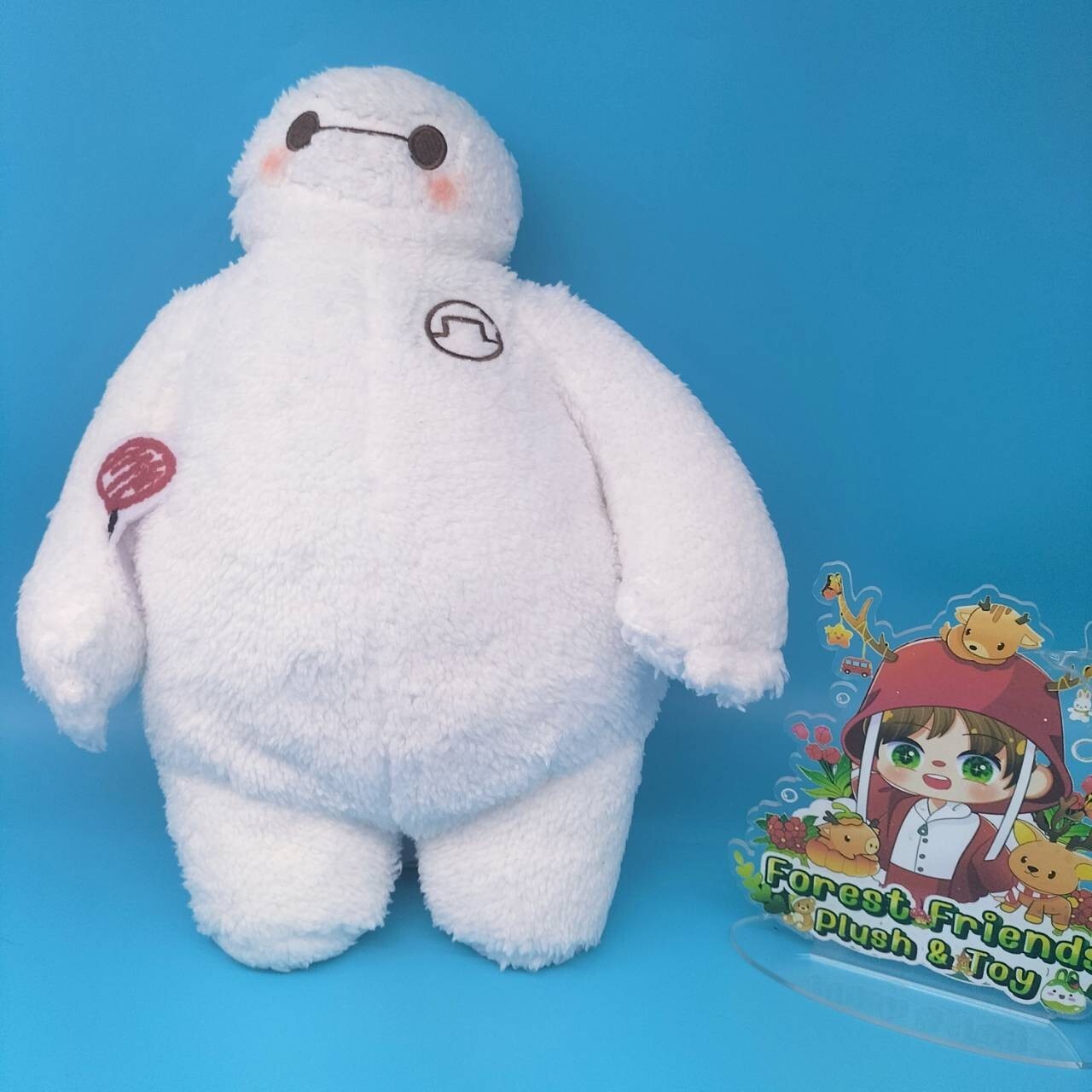 Disney J034 Big Hero 6 Baymax! SEGA BIG Fluffy Plush 12" Stuffed Toy ...