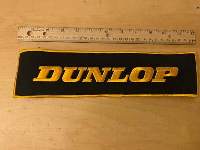 DUNLOP LOGO 12" PATCH | eBay