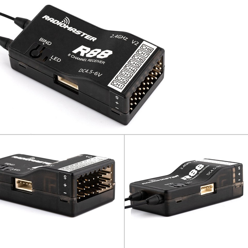 RadioMaster R81 R84 R86 R86C R88 R161 R168 2.4G Nano Receiver FrSky for ...