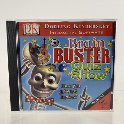 Brain Buster Quiz (PC) Game CD-ROM Version 1.1 Win.98 and Higher | eBay