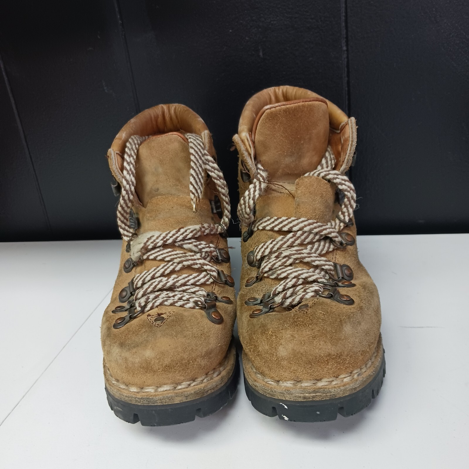 Vtg Kinney Colorado Vibram Mountaineering Hiking Boots Made in Italy ...