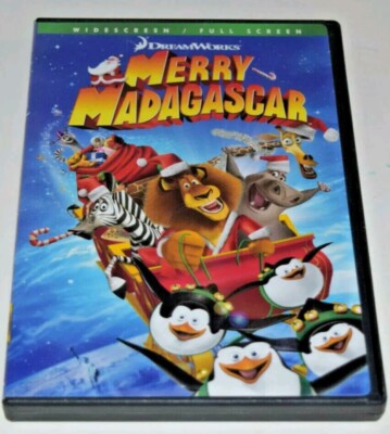 Merry Madagascar, 2009, DreamWorks DVD, Widescreen / Full Screen - NEW ...
