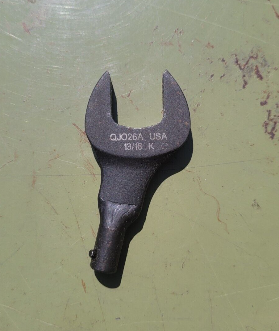 OPEN BOX Snap-on Click Type 13/16" Torque Head Open End Shank 0.425 ...